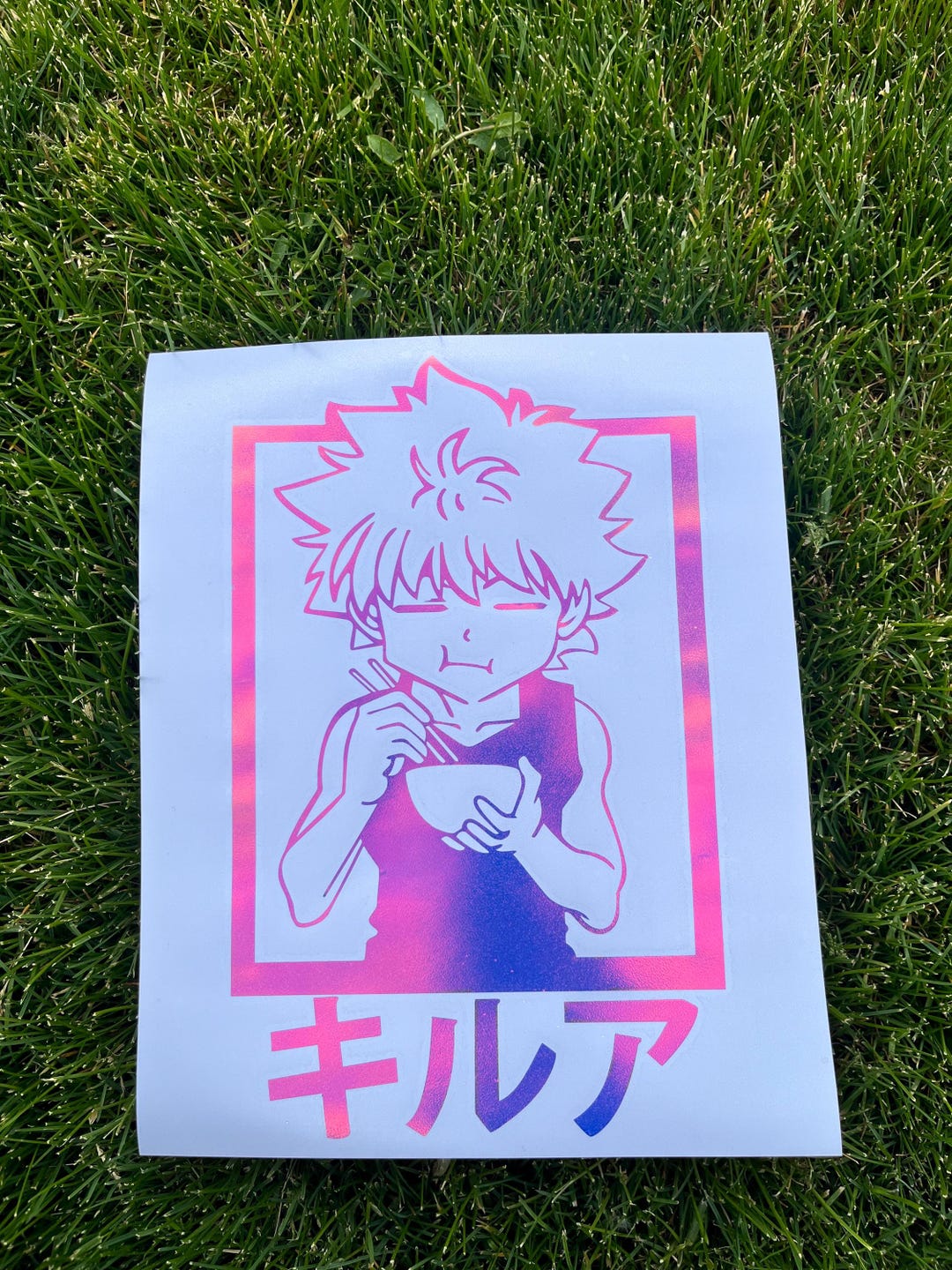 Killua Zoldyck Hxh Car Decal - Etsy