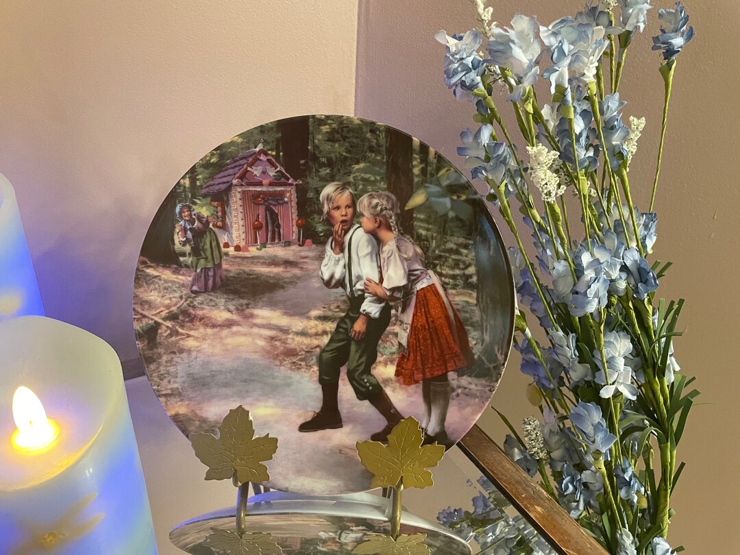 Vintage Plate Hansel and Gretel Picture Fairytale 1980s - Etsy