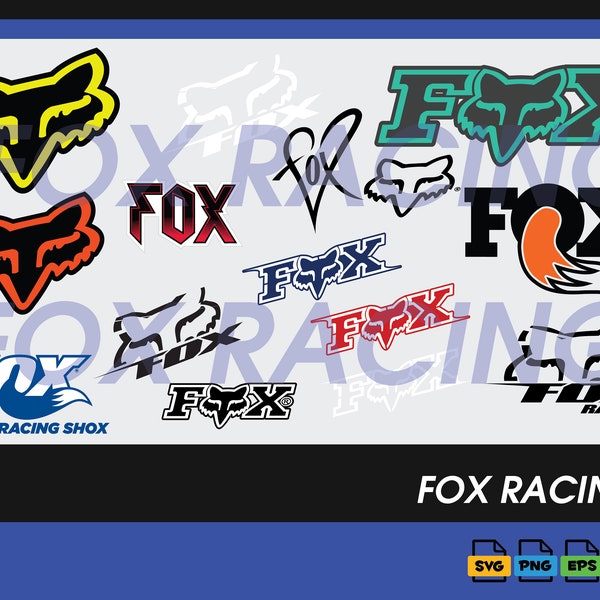 Fox Racing Svg - Etsy