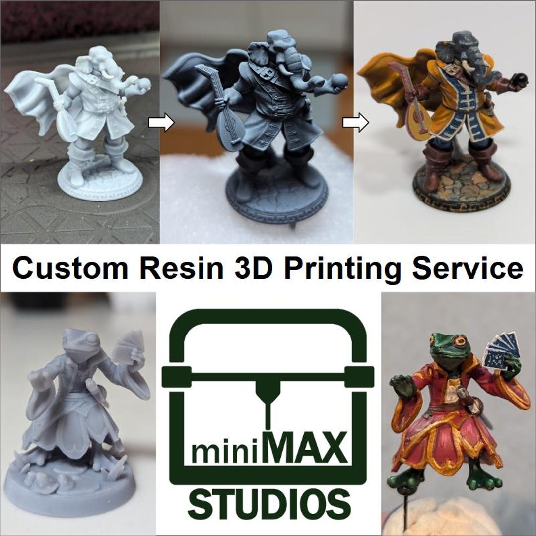 Custom Resin 3D Printing Service - Etsy