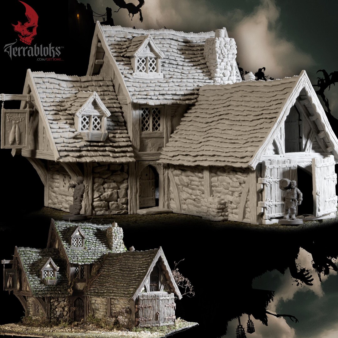 Fanny's Smoked Kipper House for Wargaming and Tabletop RPG (2 Versions ...