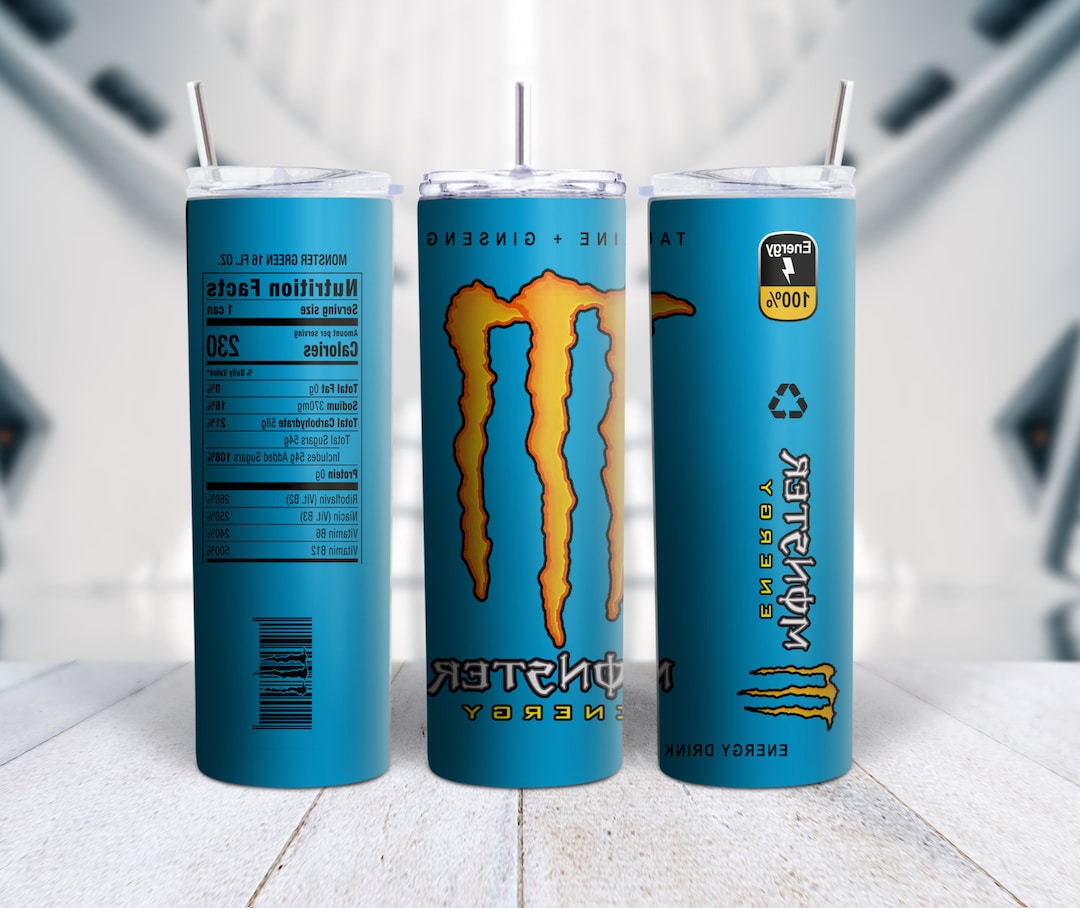 DIGITAL 20 Monster Energy Drink Tumbler Wrap PNG Sublimation - Etsy