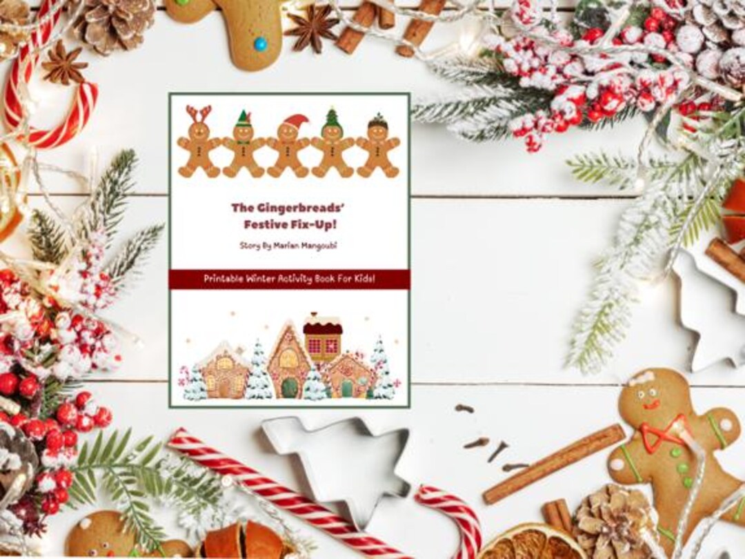 The Gingerbreads' Festive Fix-up! | Printable Gingerbread Activity Book ...
