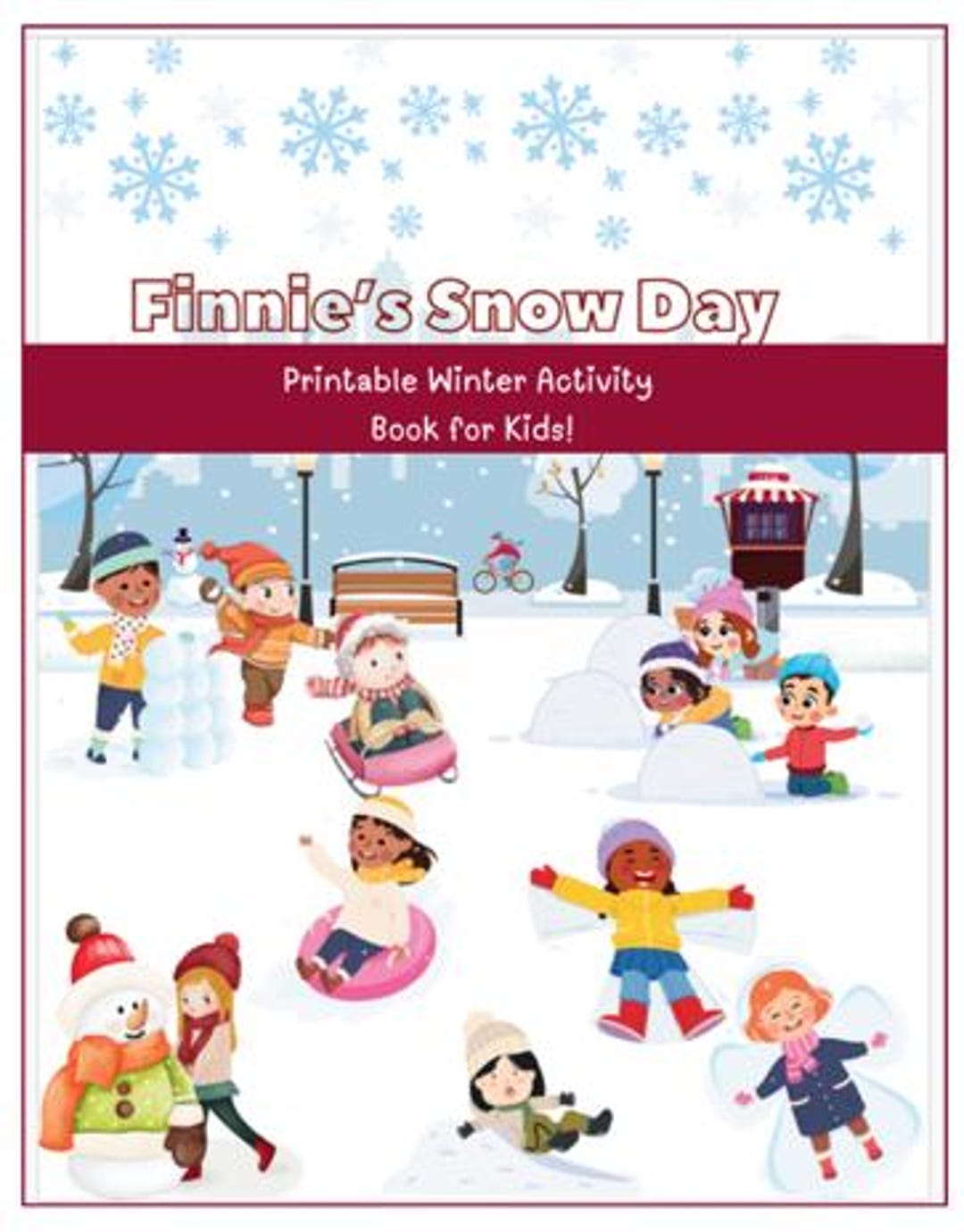 Finnie’s Snow Day - Printable Activity Book for Kids | Winter Story ...