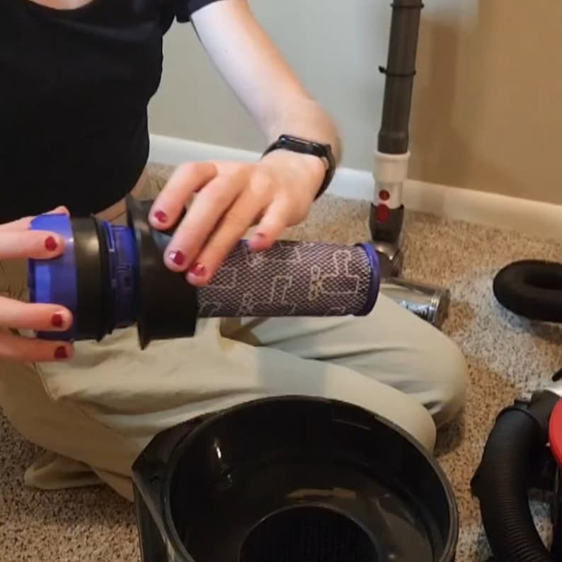 Milwaukee M18 Backpack Vacuum Pre-filter Adapter for Dyson DC37 Filter ...