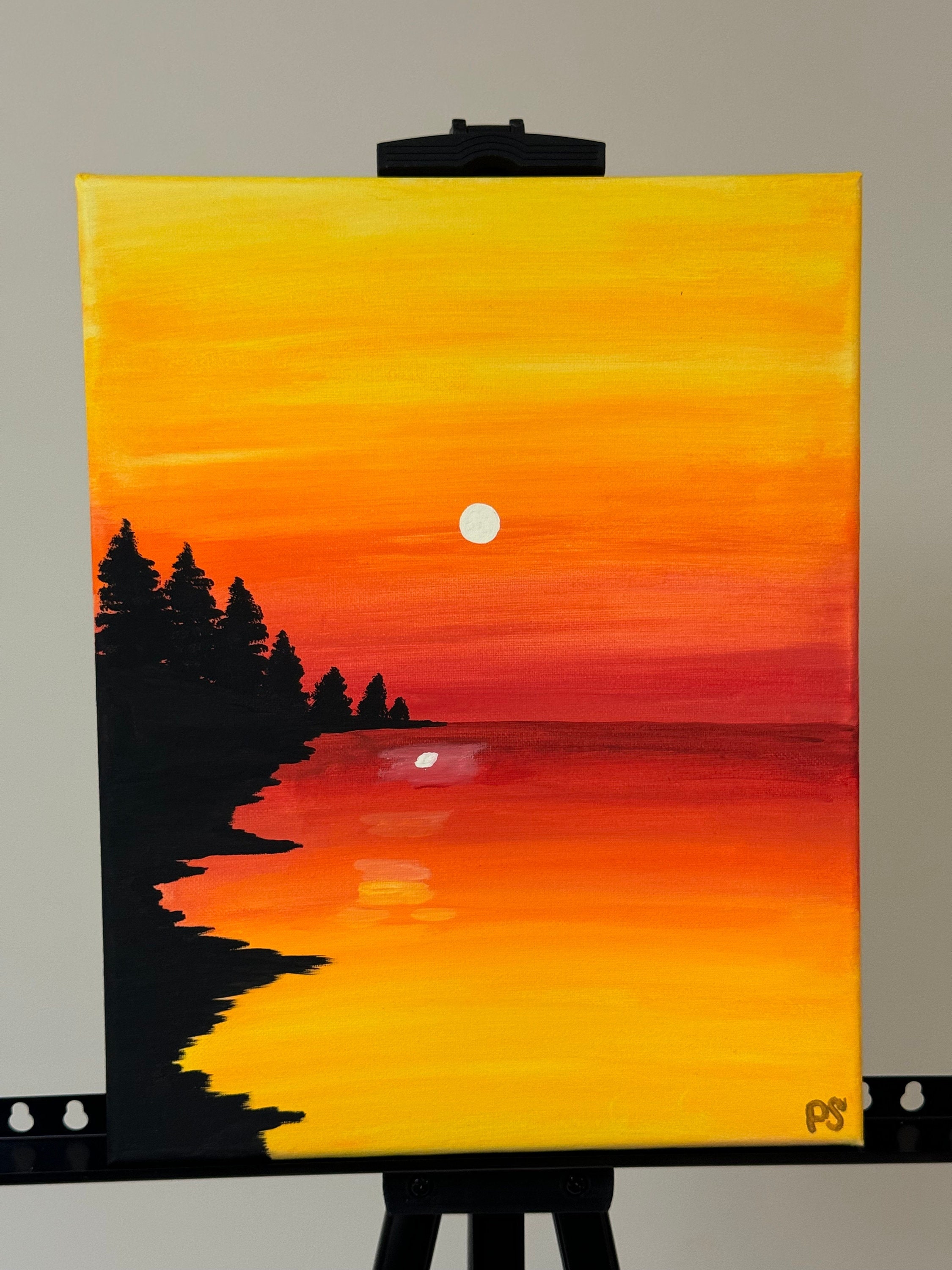 Sunset Painting - Etsy