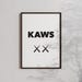 Hypebeast Kaws Poster Set of 3, Printable KAWS Poster, Hypebeast Toys ...