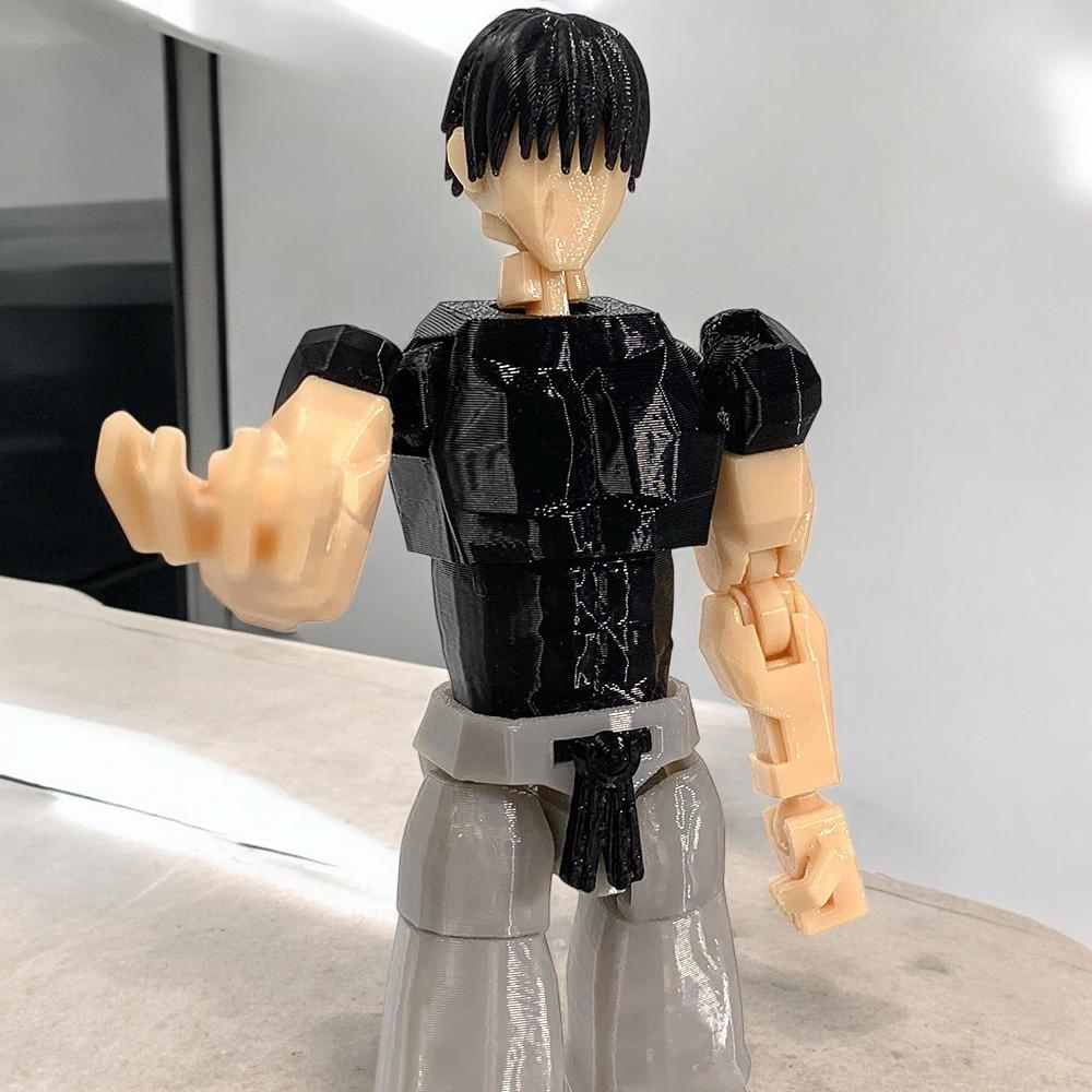 Fushiguro Toji 3D Printed Action Figure, Multi-jointed Shapeshift Toys ...