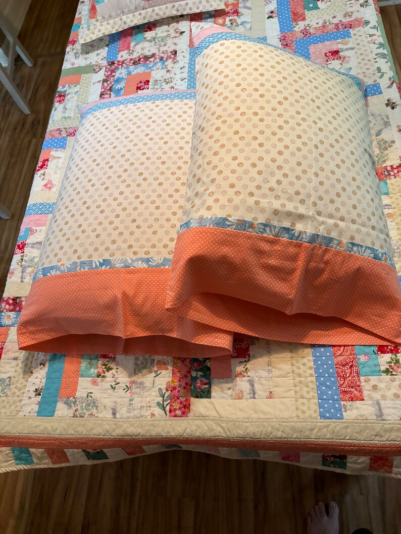 Handmade Artisan Shabby Chic Quilt - Etsy