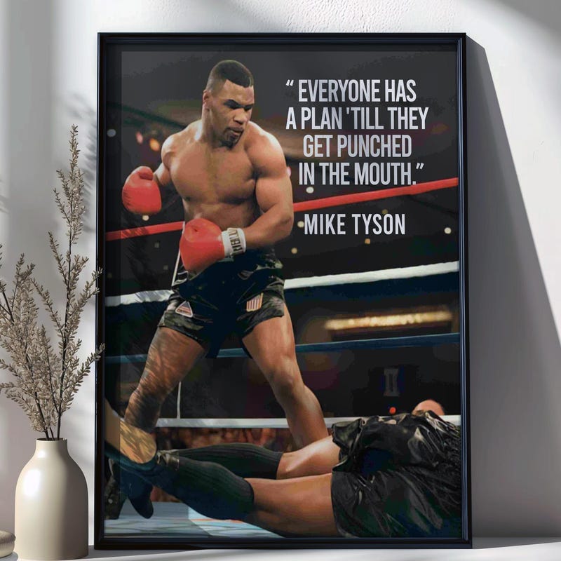 Boxing Poster Motivational - Etsy