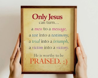 Only Jesus Can - Etsy