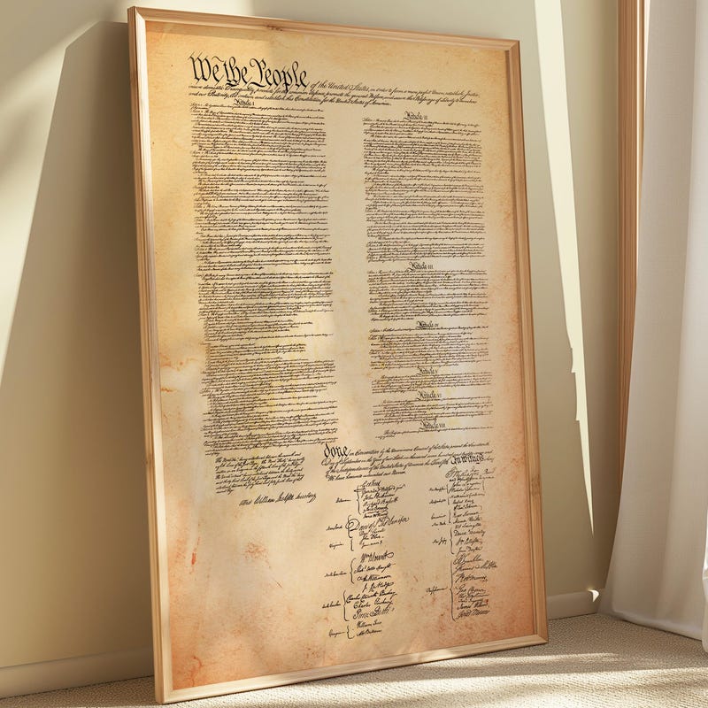Constitution Scroll - Etsy