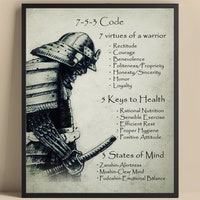 Samurai Seppuku Inspirational Quote - Etsy