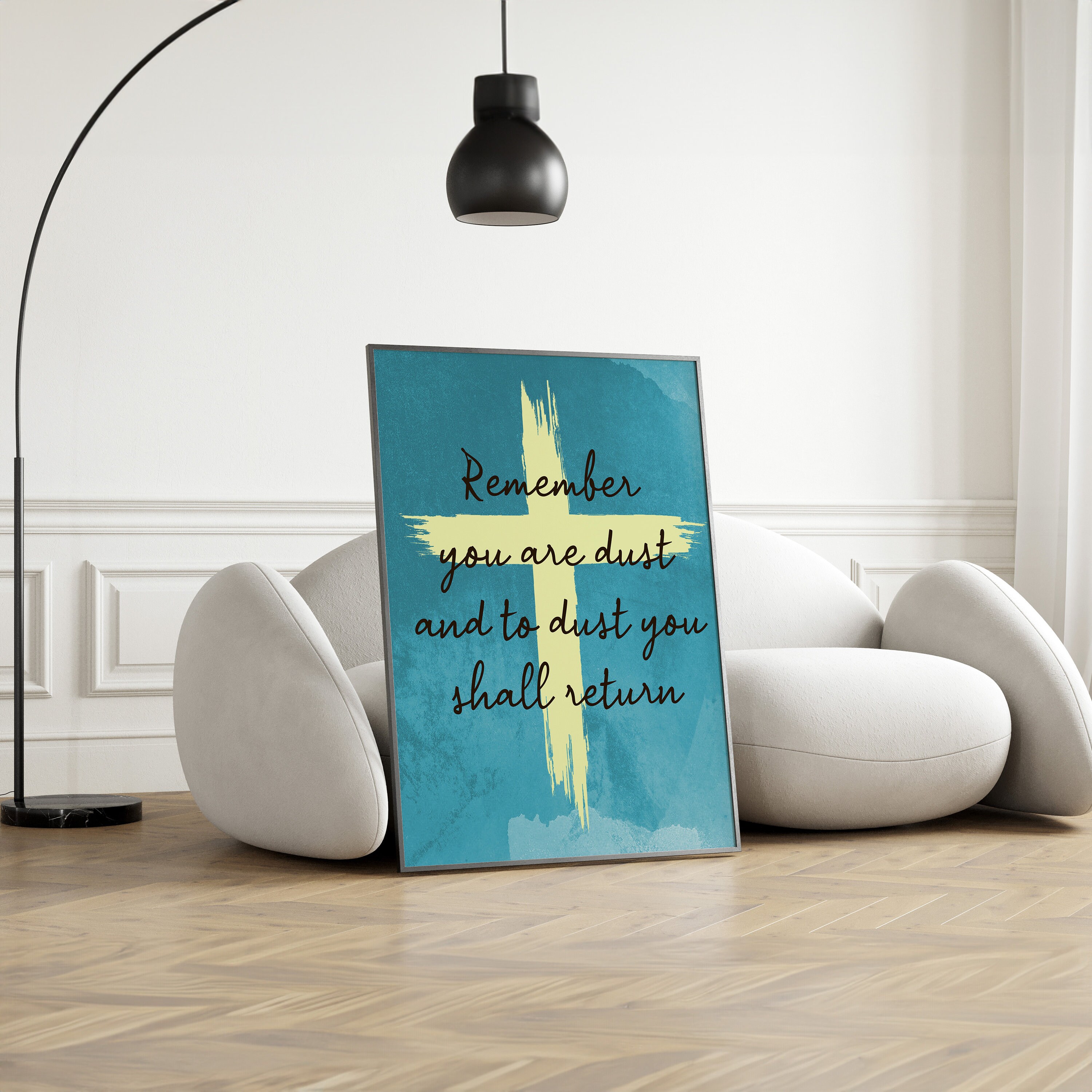 Remember You Are Dust Poster, Christian Wall Art, Inspirational Bible ...