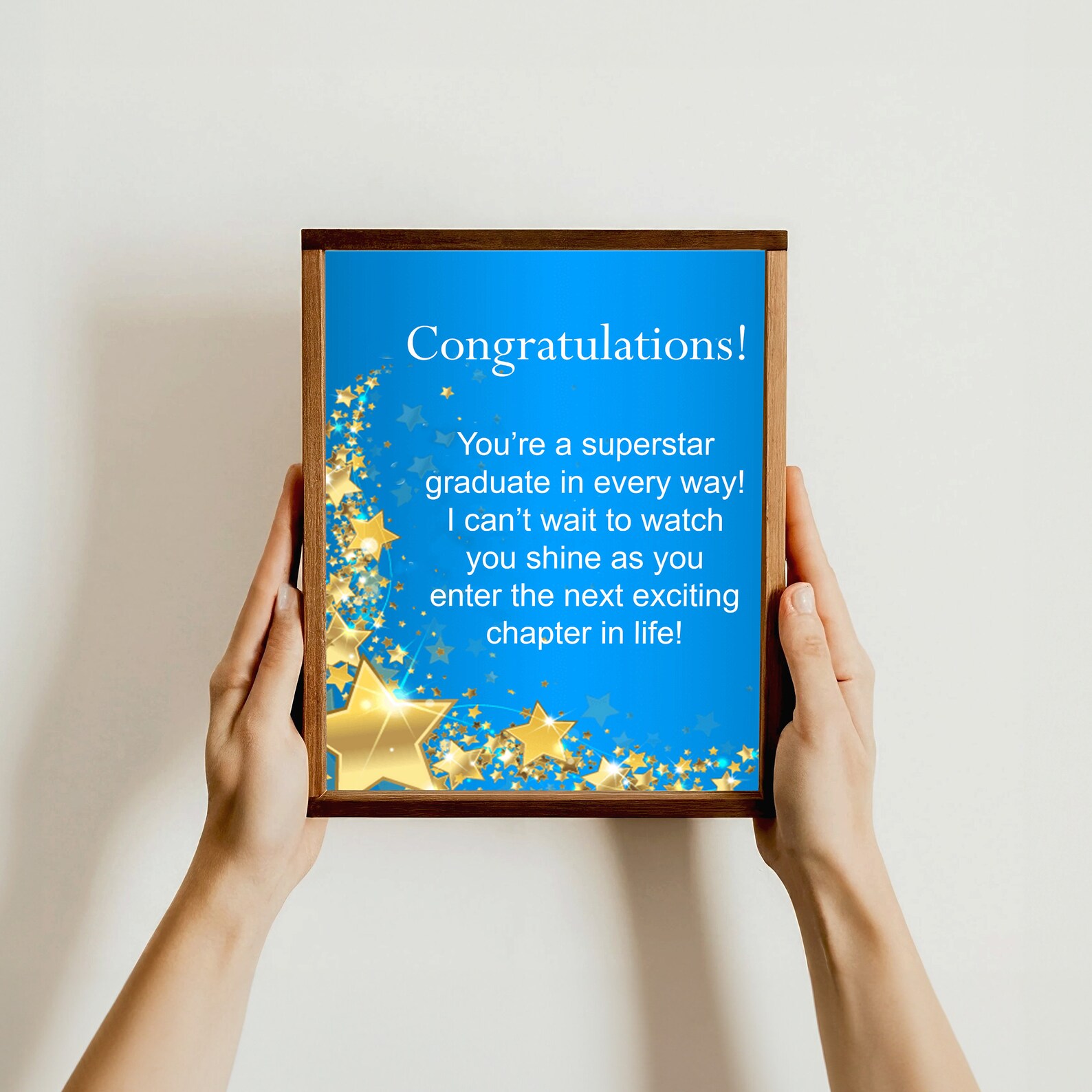 Graduation Superstar Print, Congratulations Graduate Poster ...