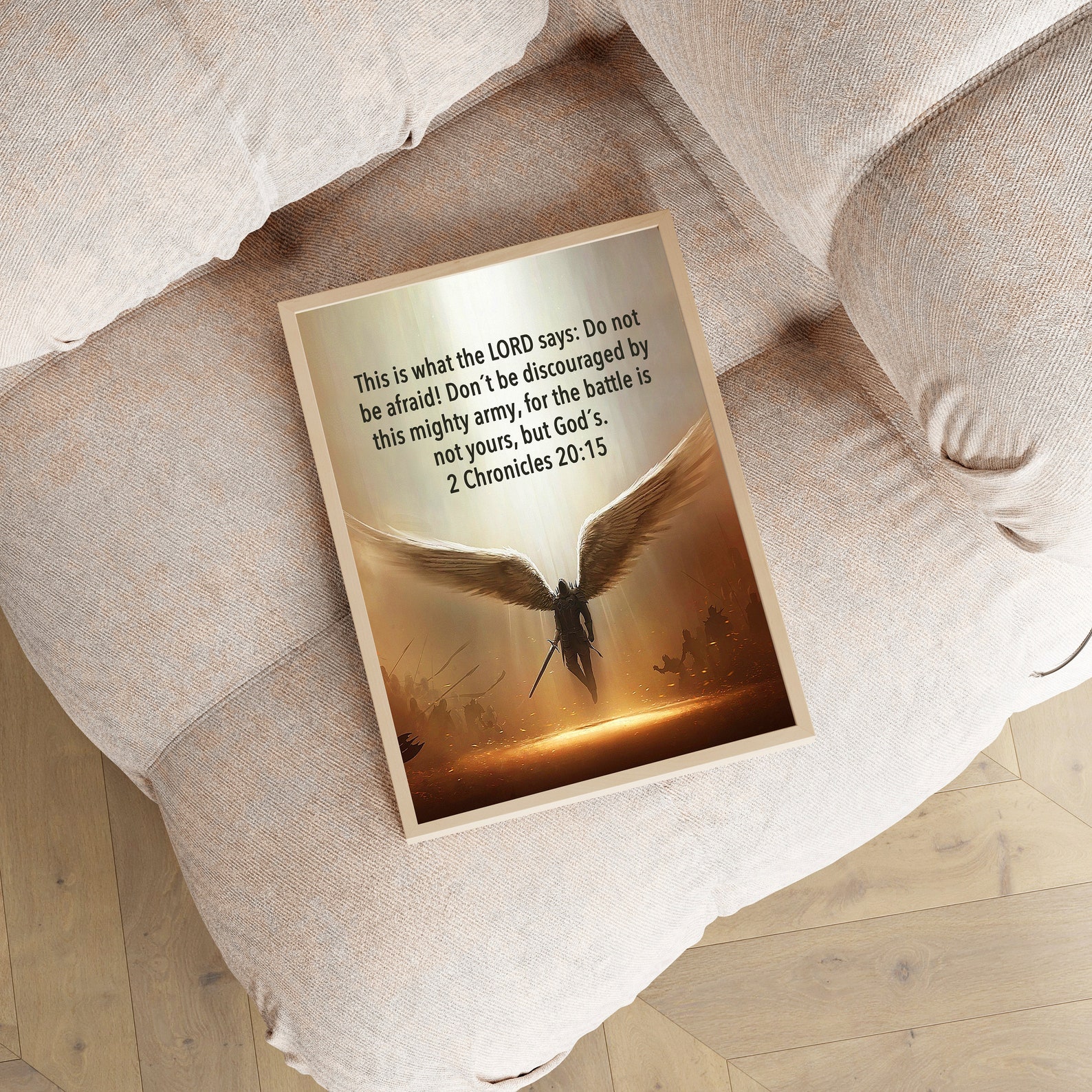 The Battle is Not Yours Print, Christian Wall Art, Inspirational Bible ...