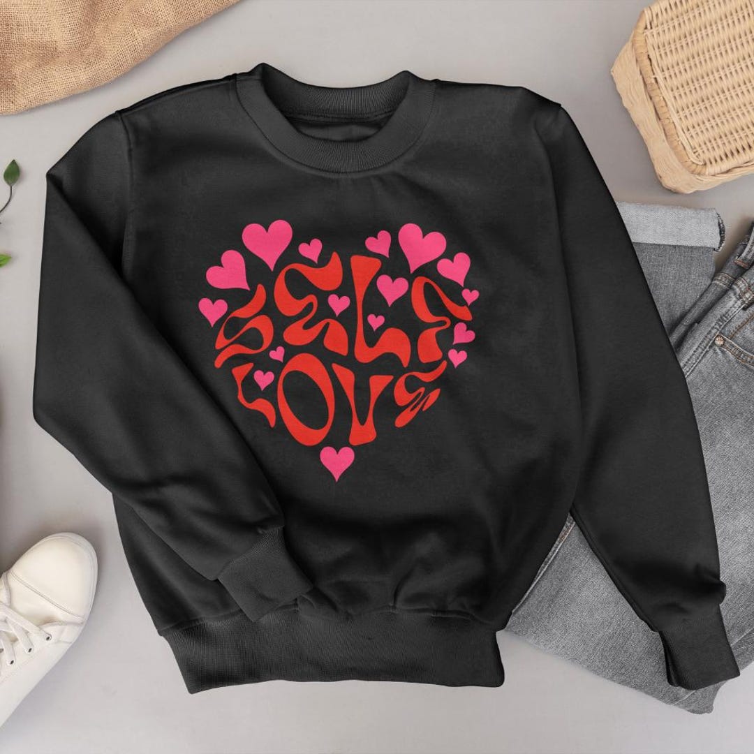 Self Love Heart Design - Digital Download PNG - Etsy