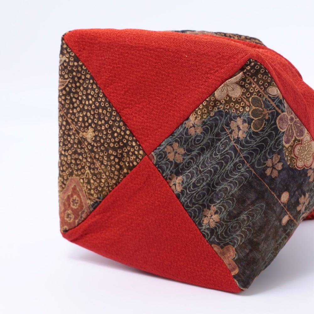 Japanese Vintage Drawstring Bag of Pure Silk, Kinchaku Bag - Etsy