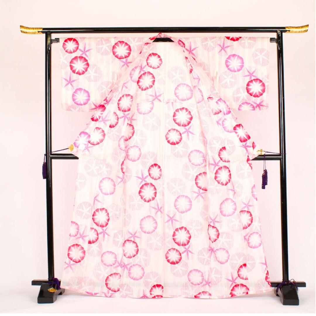 Vintage Women's Yukata Kimono, Japanese Summer Clothes, Cotton ...