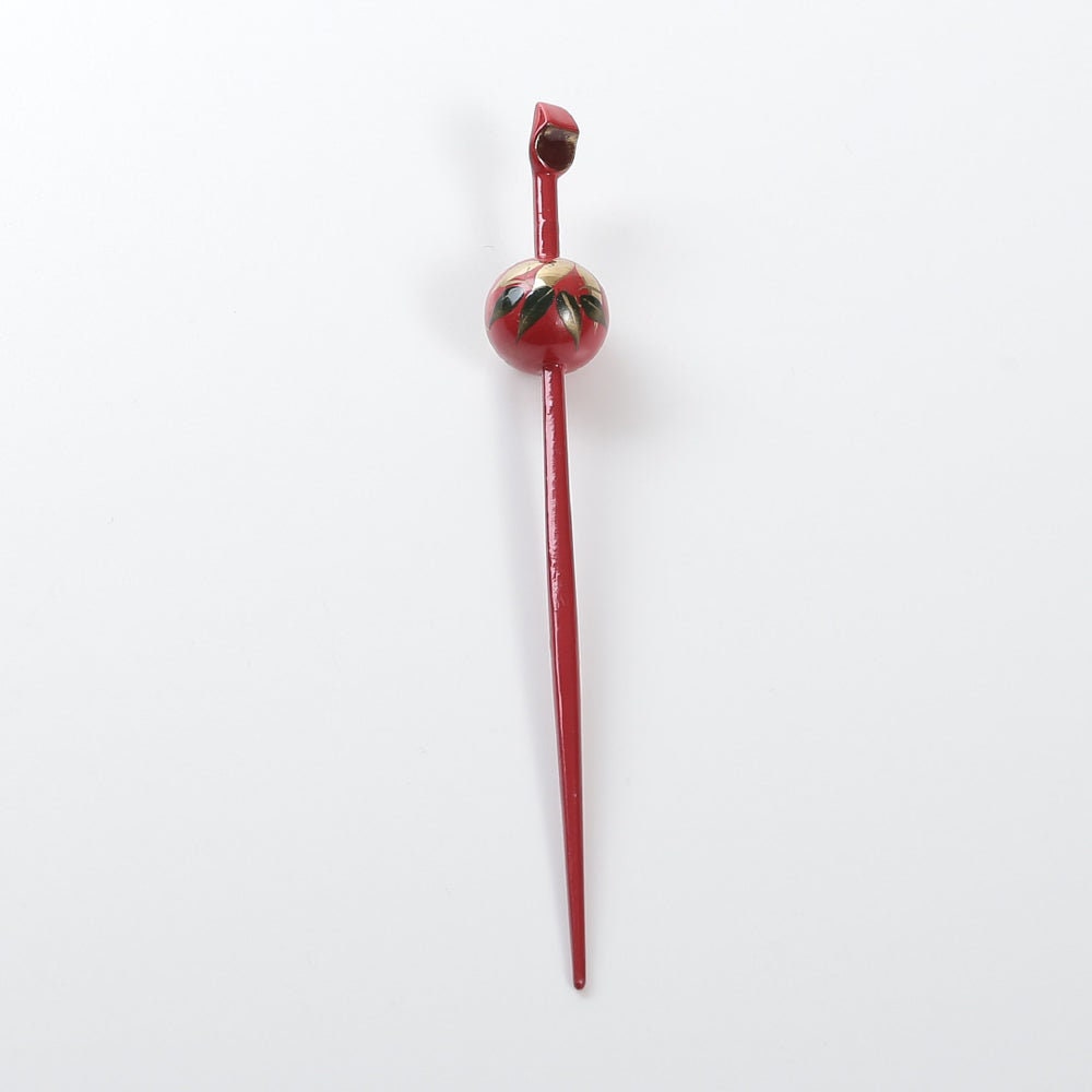 Vintage Geisha Hair Stick Kanzashi With Maki-e, Geisha Hairpin, Flat ...