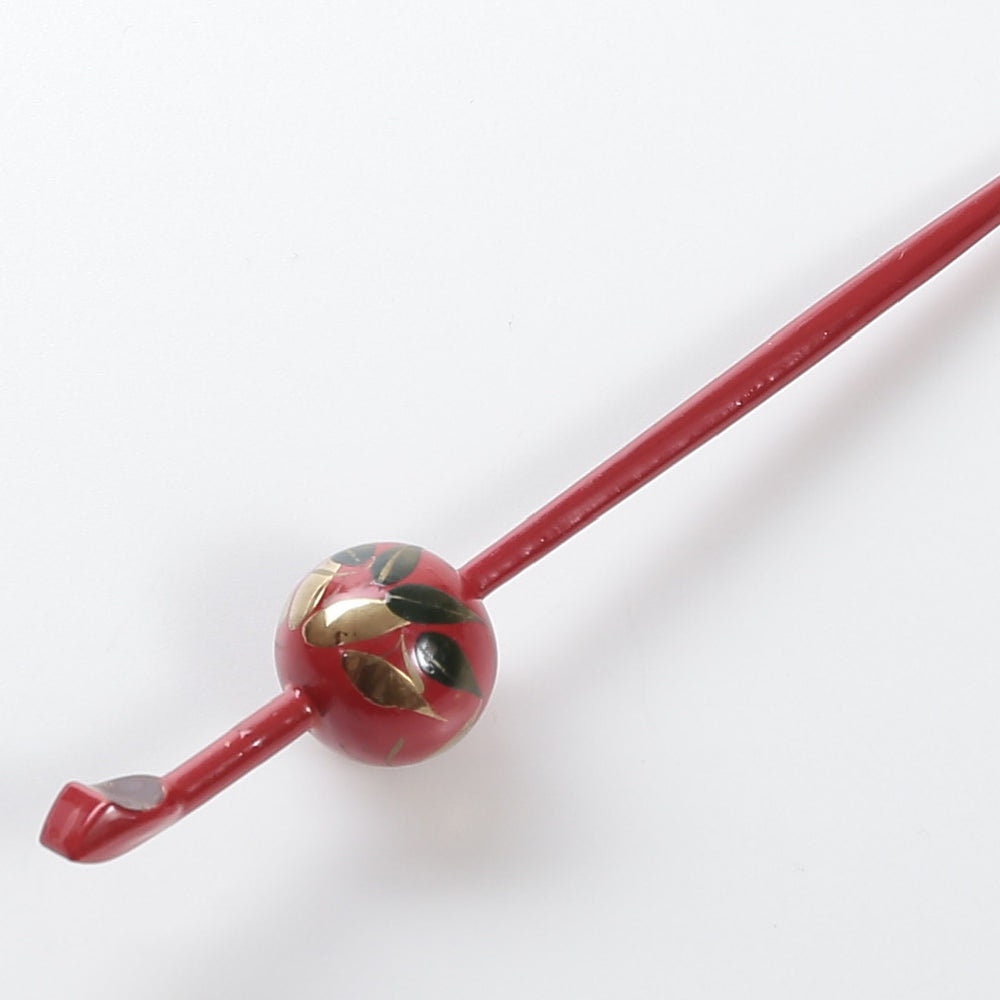 Vintage Geisha Hair Stick Kanzashi With Maki-e, Geisha Hairpin, Flat ...