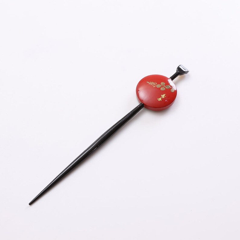 Japanese Vintage Geisha Hair Stick Kanzashi, Geisha Hairpin, Flat Knot ...
