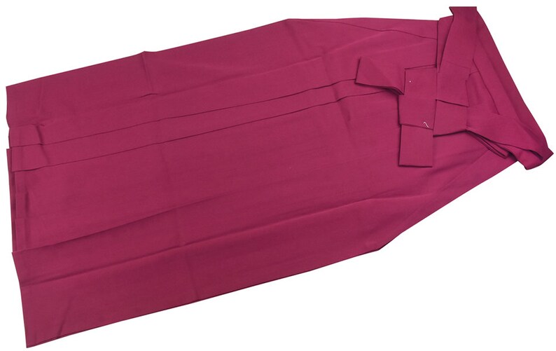 Vintage Women's Hakama Made of Wool Fabric, Japanese Traditional Lower ...