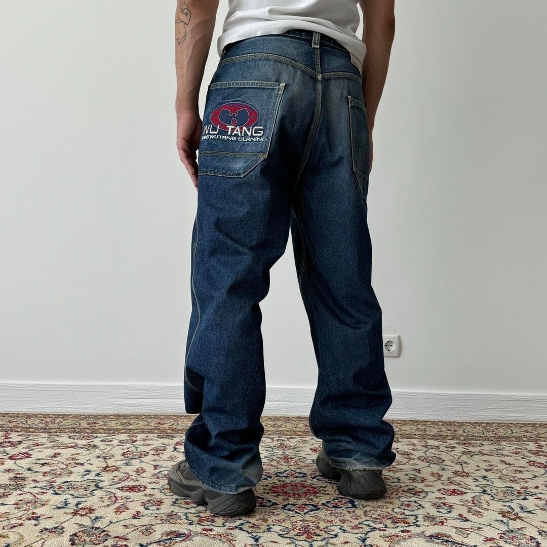 90s Vintage 1996 Wu-tang Clan Rap Baggy Skate Jeans Hip Hop Streetwear ...