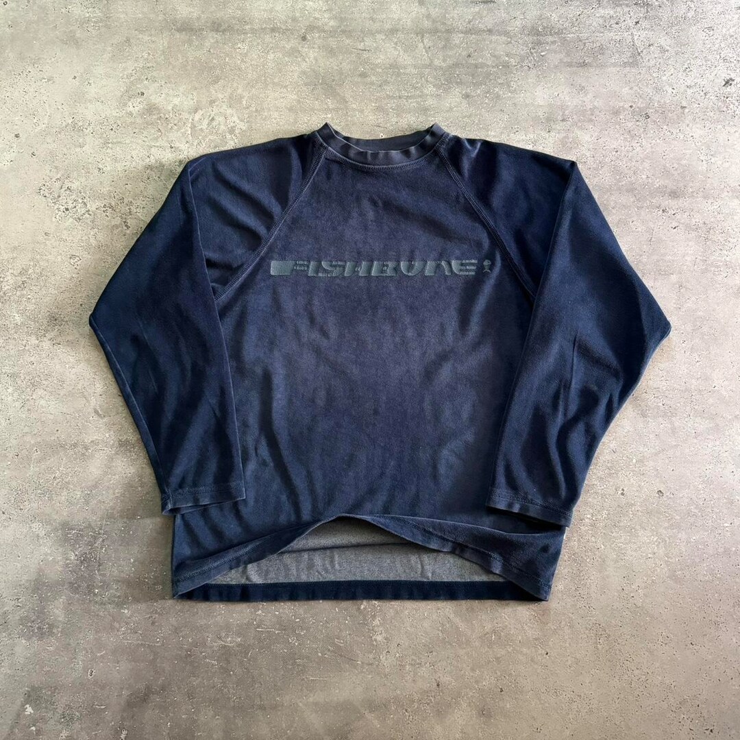 Vintage 1990s, 90s Fishbone Hype Velour Sweatshirt Blue Size L ...