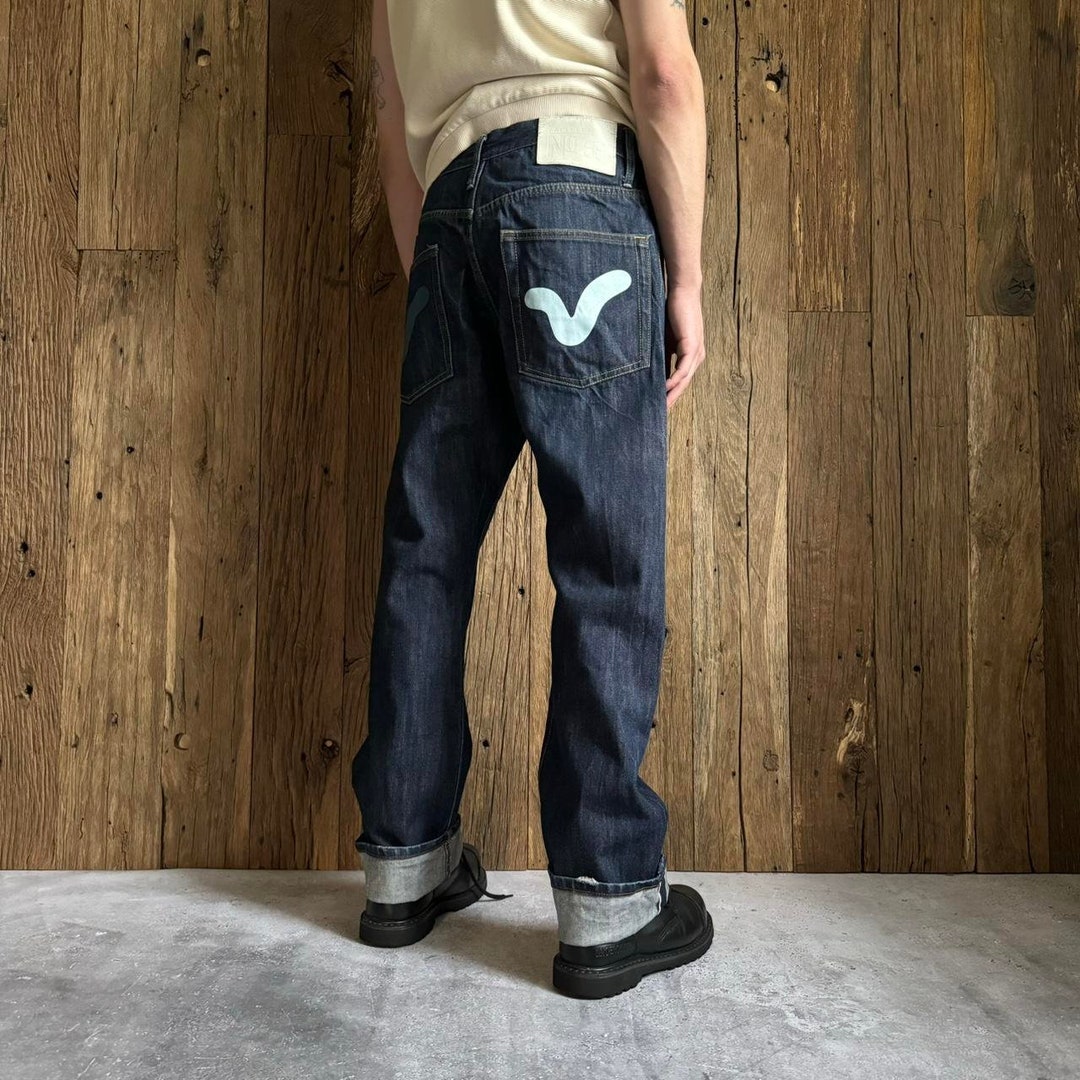2000s, 00s Vintage Voi Jeans Enfield Selvedge Jeans Navy Denim Pants ...