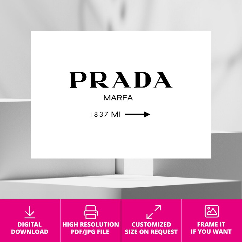 Prada Poster - Etsy