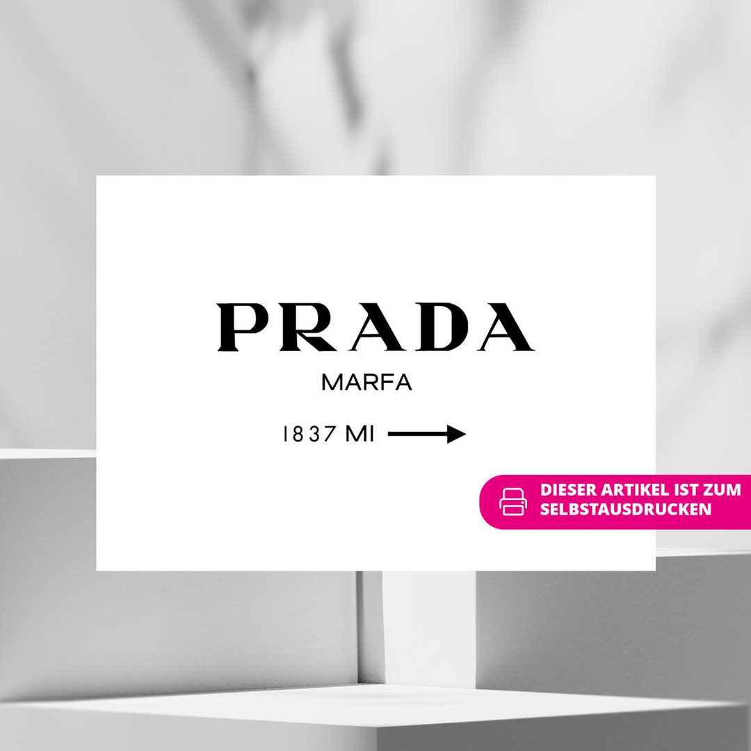 Prada Marfa Iconic Wall Mural to Print - Etsy UK