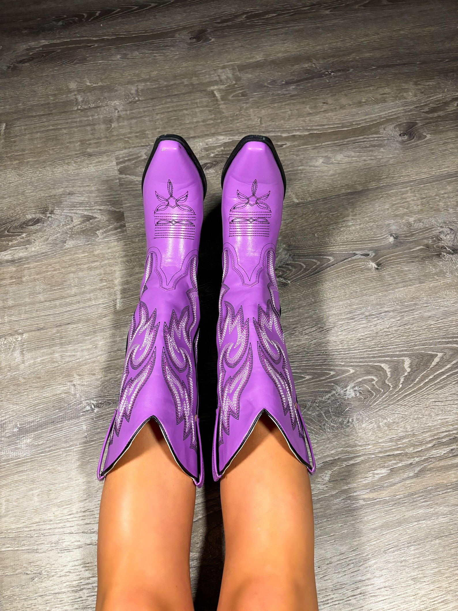 Purple Cowgirl Boots, Western Cowgirl Boots - Etsy