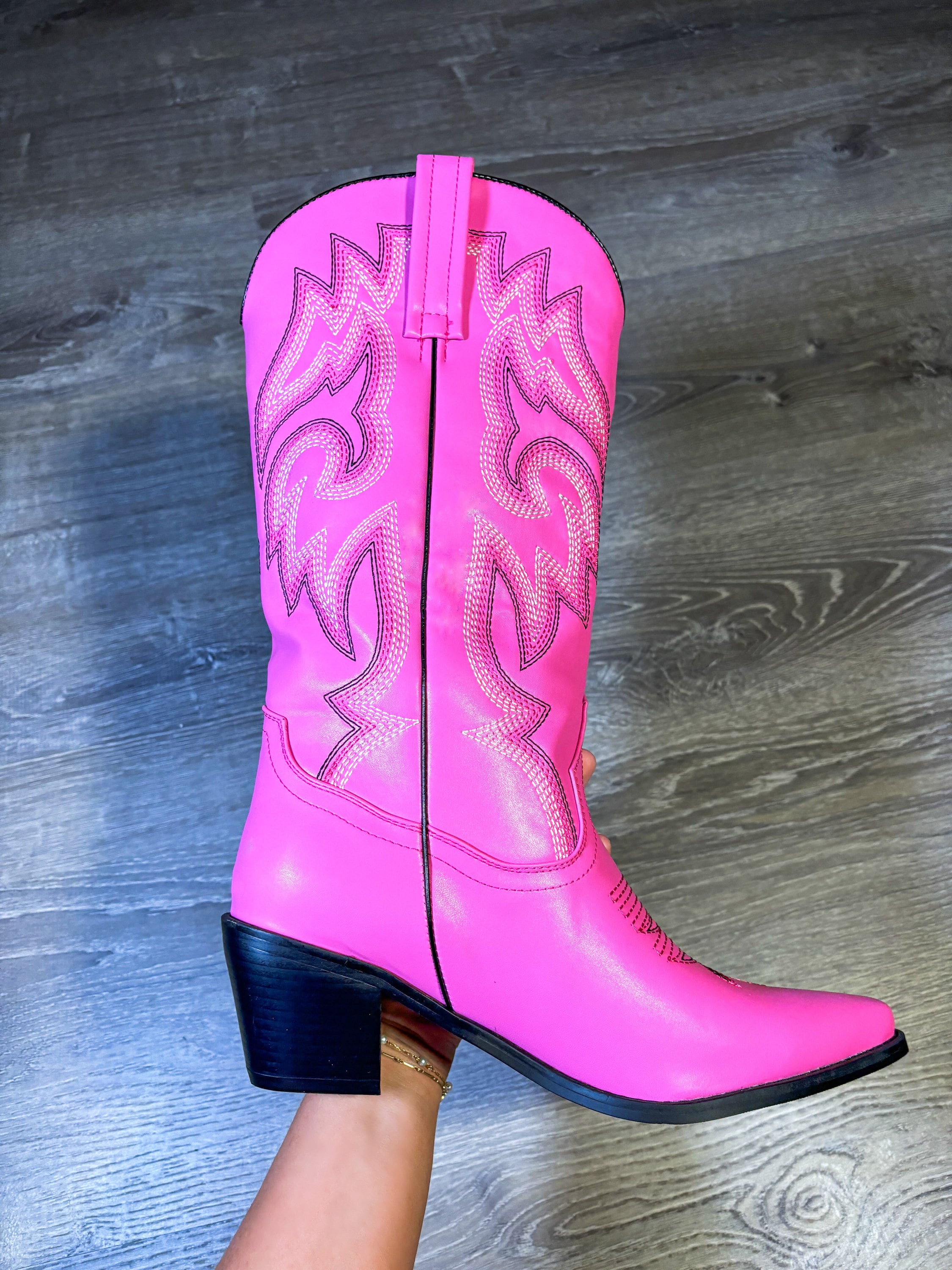 Pink Cowgirl Boots, Western Cowgirl Boots - Etsy