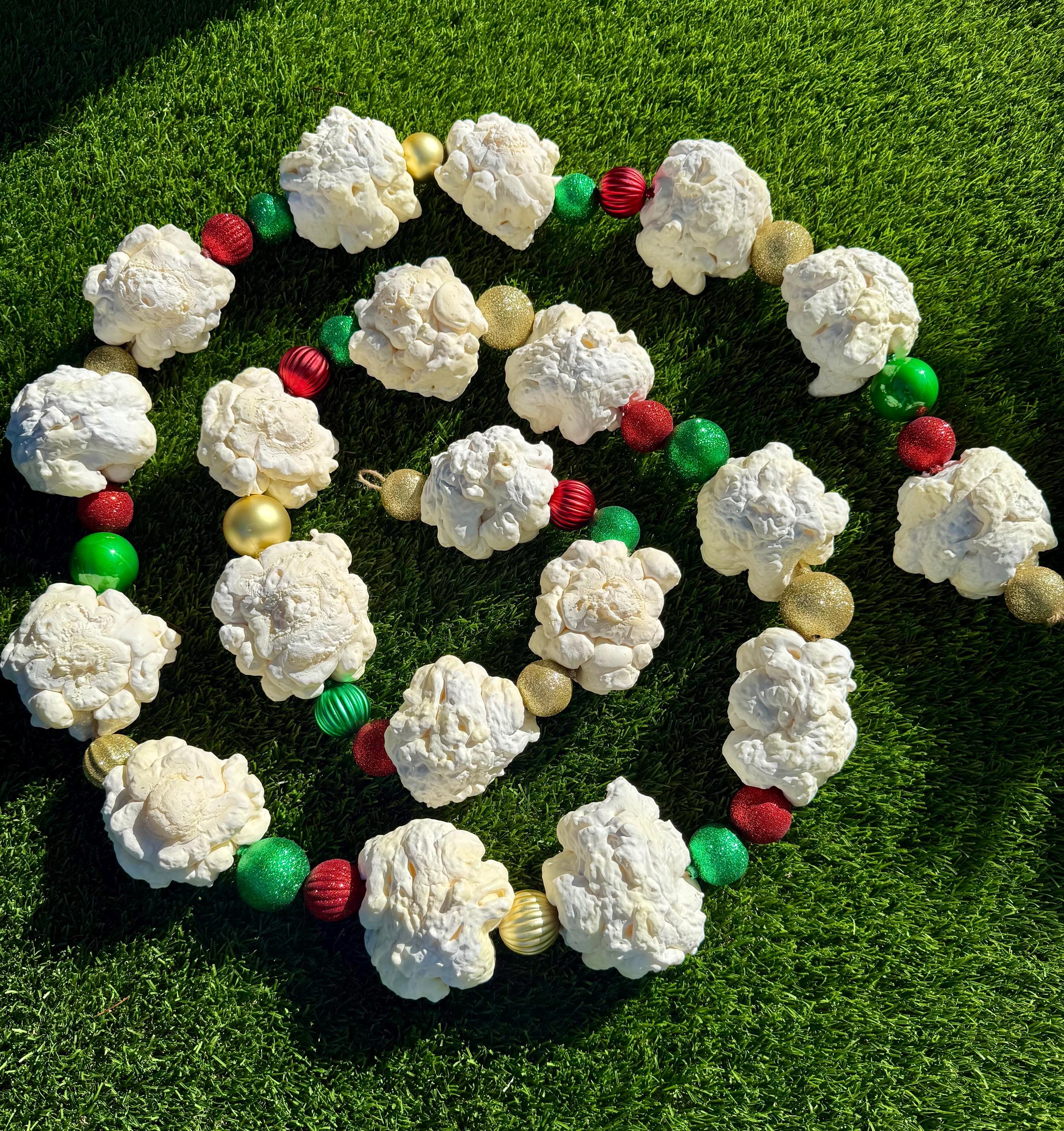 Giant 10 Ft Popcorn Garland, Handcrafted - Etsy