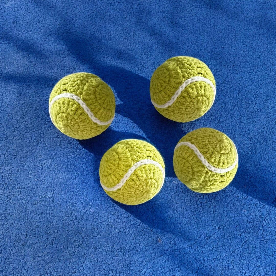 Tennis Ball Crochet Pattern, Tennis Ball Amigurumi, PDF File Digital ...