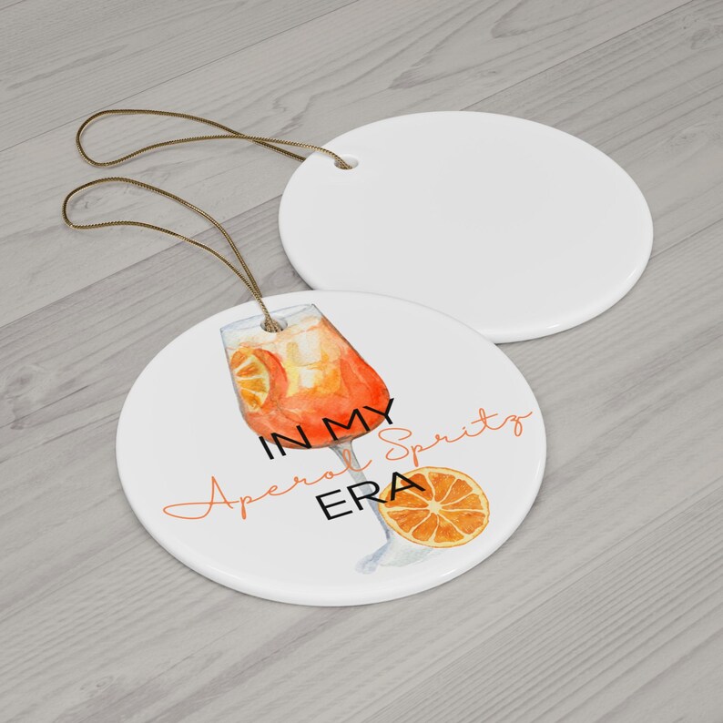 Aperol Spritz Ornament, Christmas Tree Decoration, Personalized ...