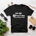 Custom Youtube Shirt, Personalized Channel Name Tee, Content Creator T ...