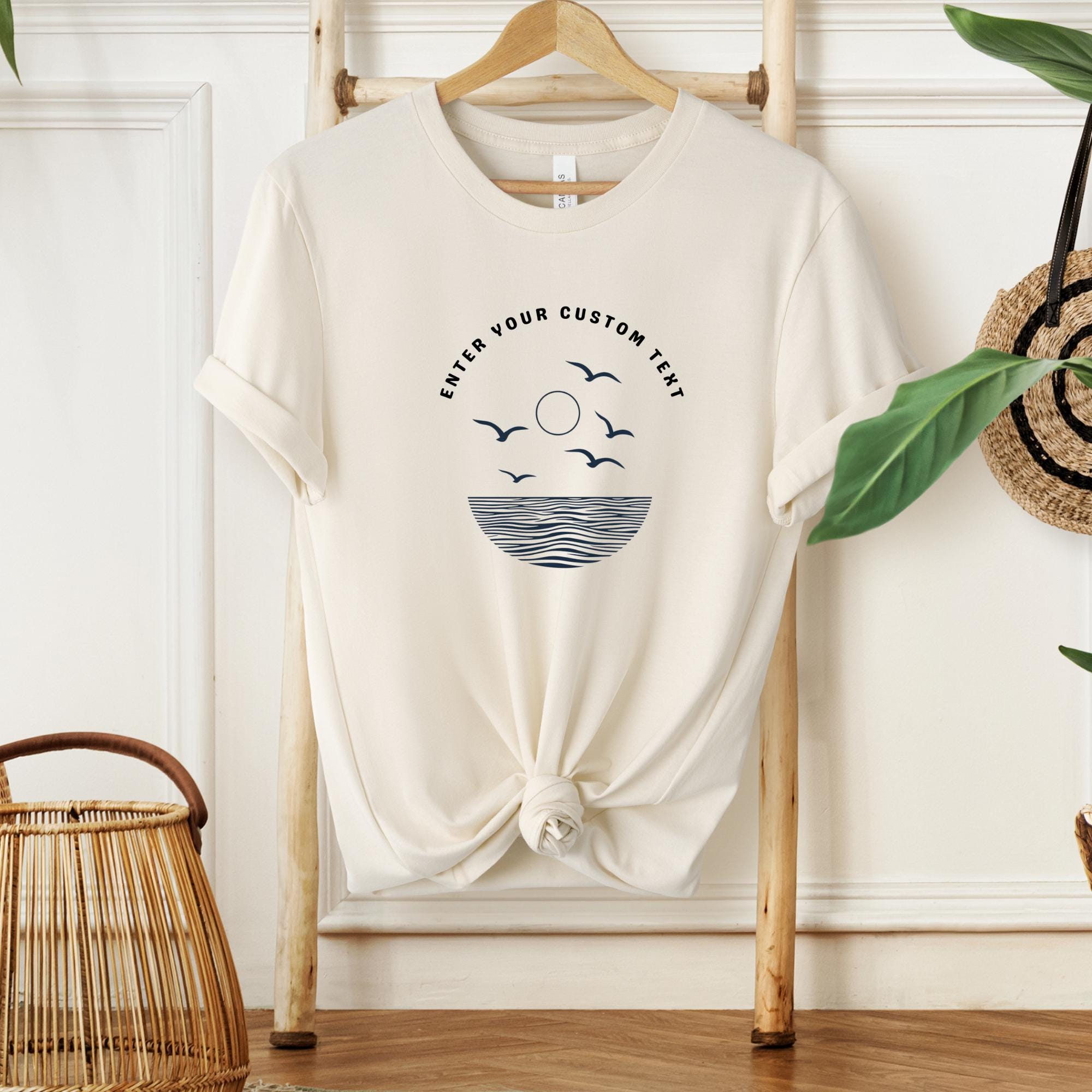 Custom Beach Vacation Shirt, Personalized Summer Travel Tee, Spring ...