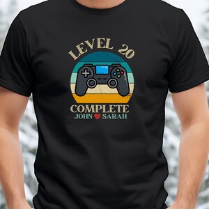 20th Anniversary Gift | Personalization Level 20 Complete Shirt | 20 ...