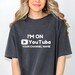 Custom Youtube Shirt, Personalized Channel Name Tee, Content Creator T ...