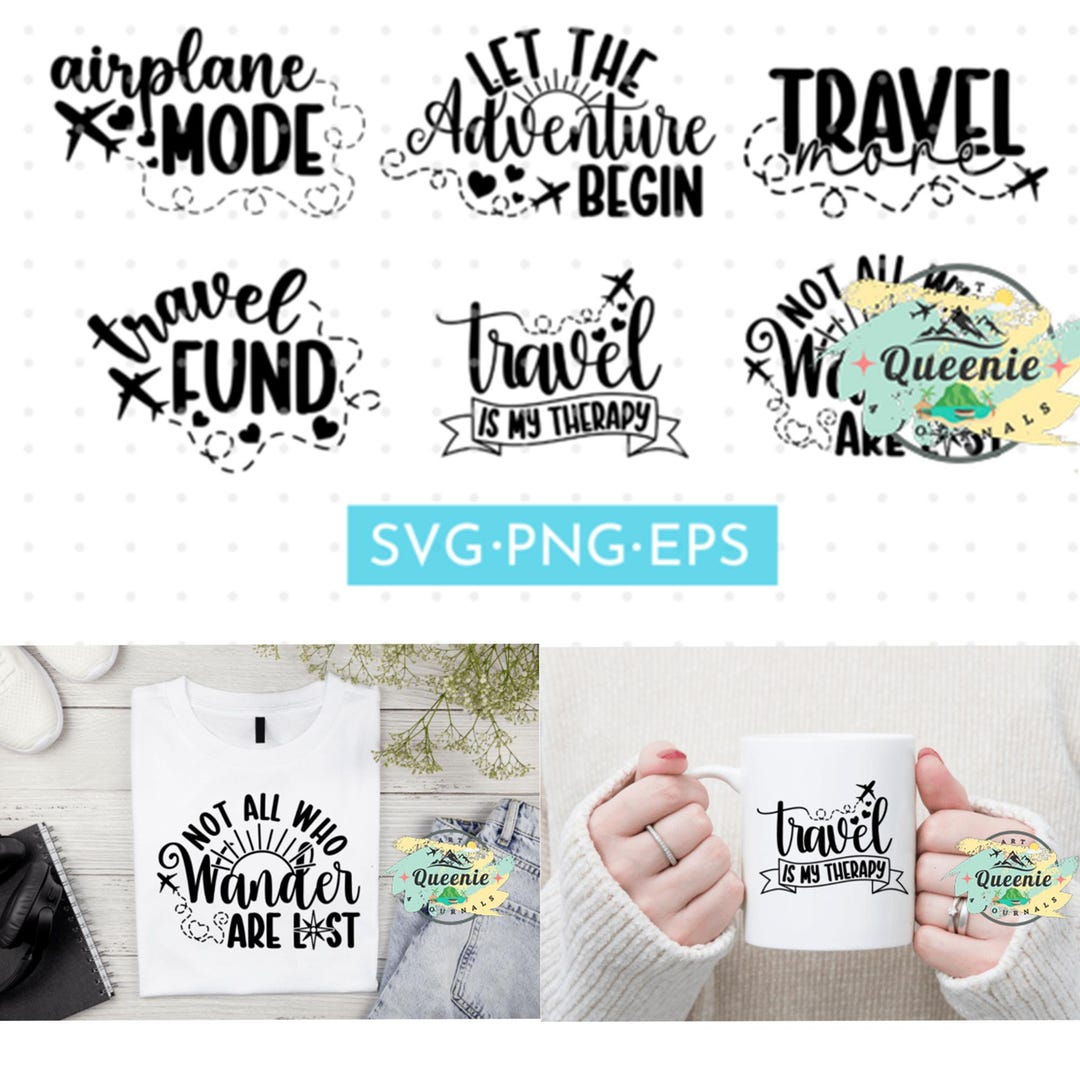 Travel Svg Bundle Adventure,handwriting Svg,funny Travel Svg,traveling ...