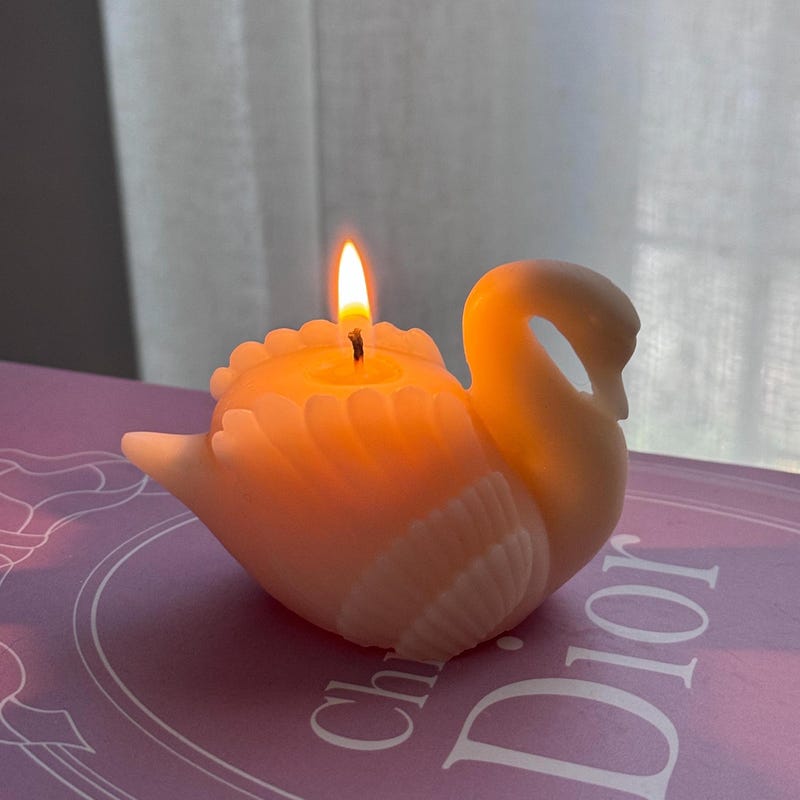 Swan Candle - Etsy