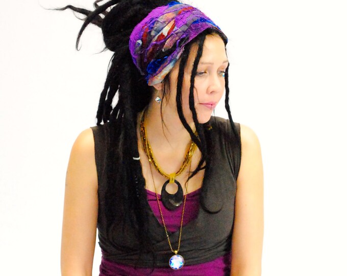 Hippie Headband, Gypsy Hair Apparel, Pixie Headband, Festival Clothing ...