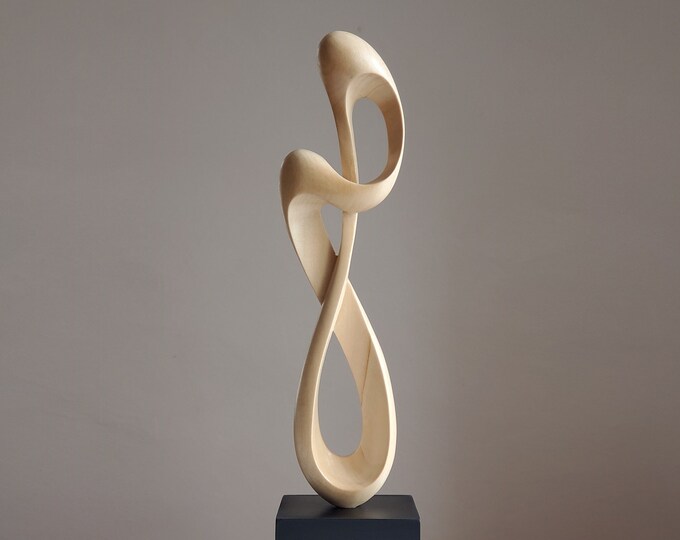 17" Abstract Sculpture,modern Sculpture,living Room Decor, Abstract ...