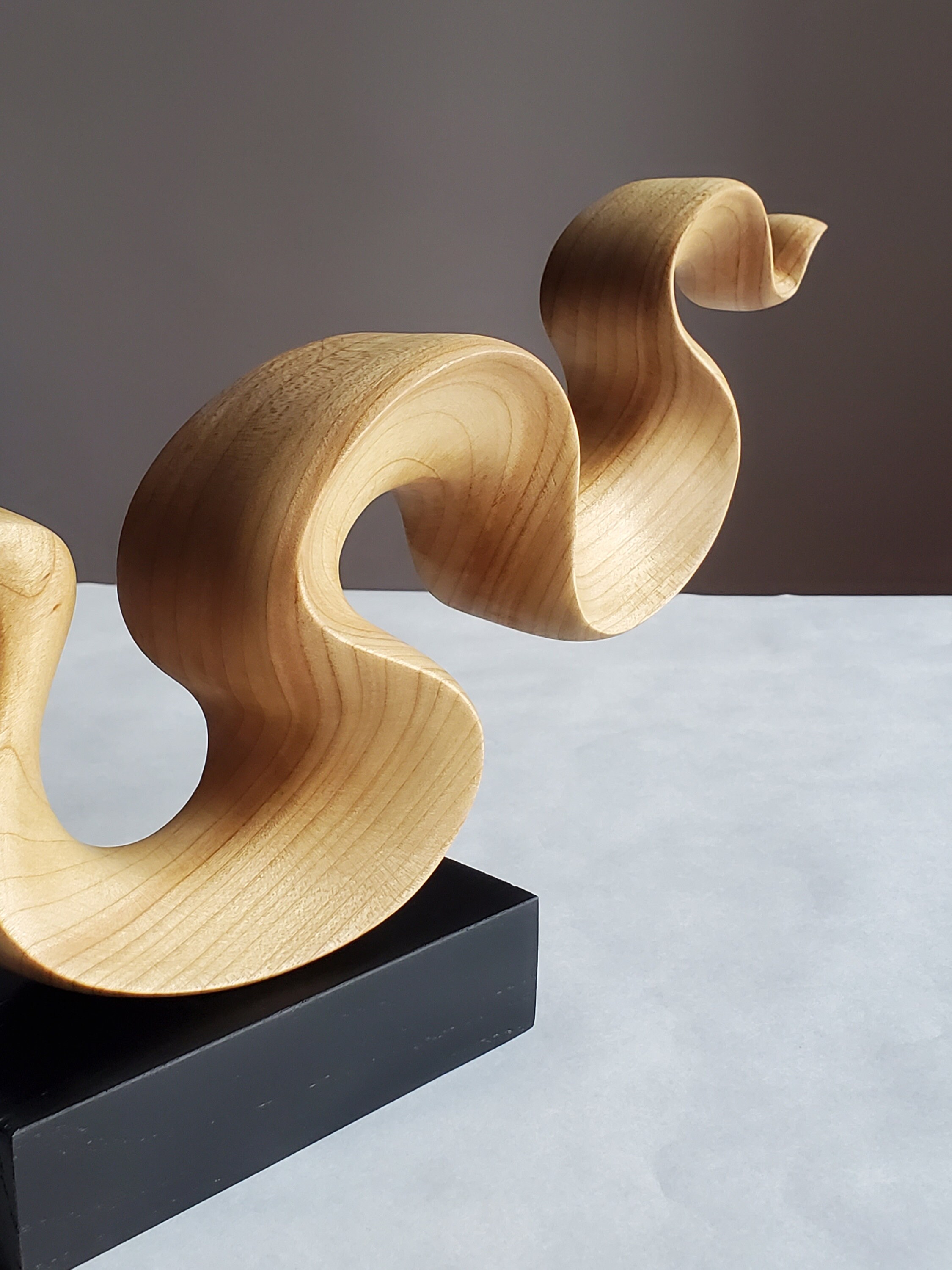 12 Modern Wood Scupture, Woodcarving ,abstract Sculpture, Abstract ...