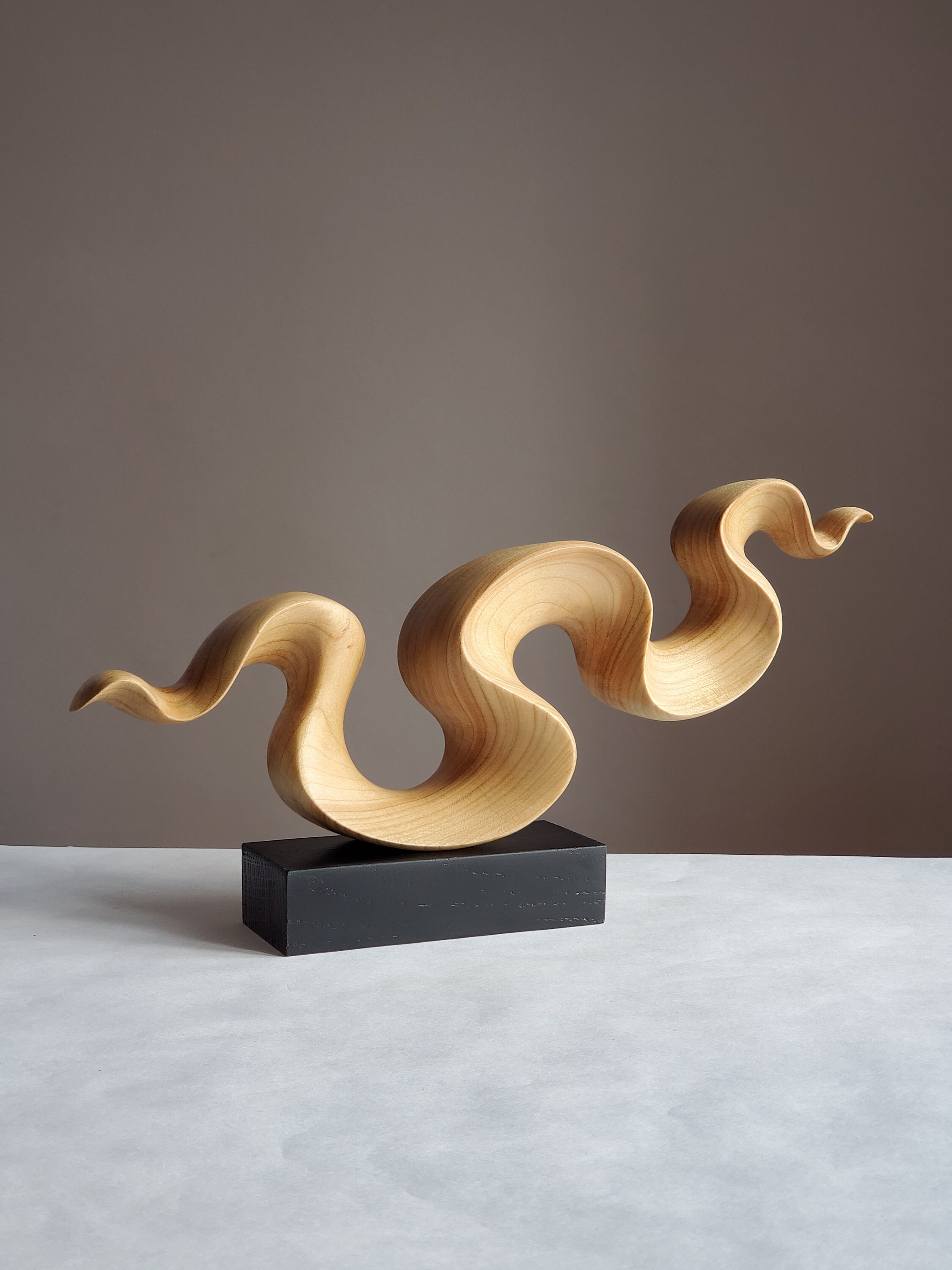 12 Modern Wood Scupture, Woodcarving ,abstract Sculpture, Abstract ...