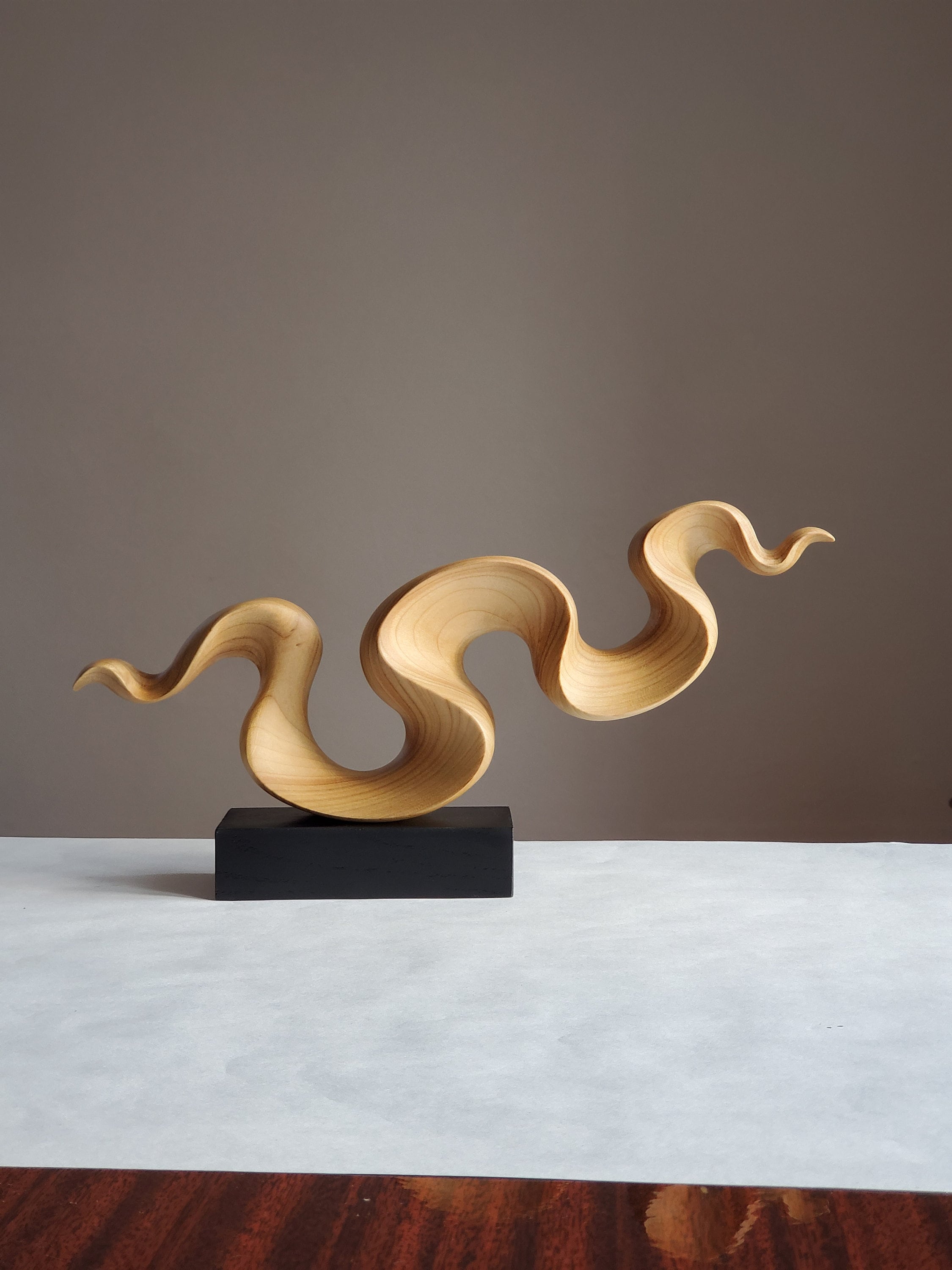 12 Modern Wood Scupture, Woodcarving ,abstract Sculpture, Abstract ...