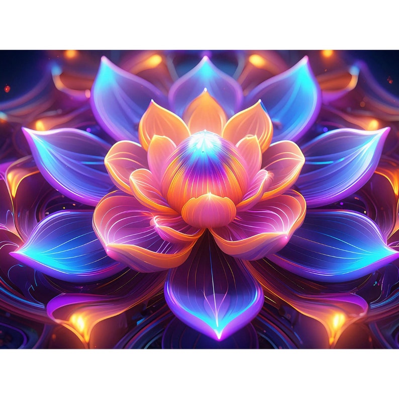 Flower, Digital Art, - Etsy