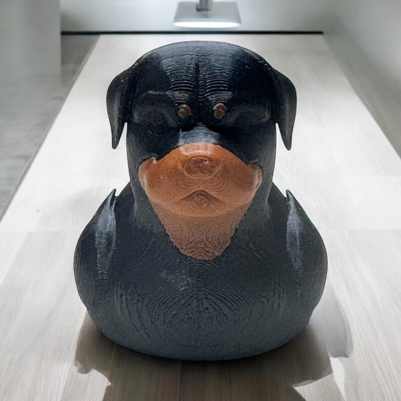 3D Printed Rottweiler Dog Jeep Duck – Unique Jeep Wave Gift, Dog Lover ...